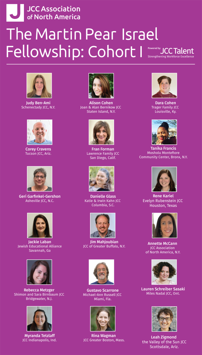New Martin Pear Israel Fellowship Will Nurture JCC Professionals ...